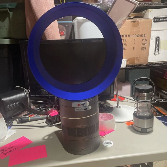 Dyson | Other | Dyson Air Multiplier Am6 Table Fan 30cm Ironsatin Blue ...